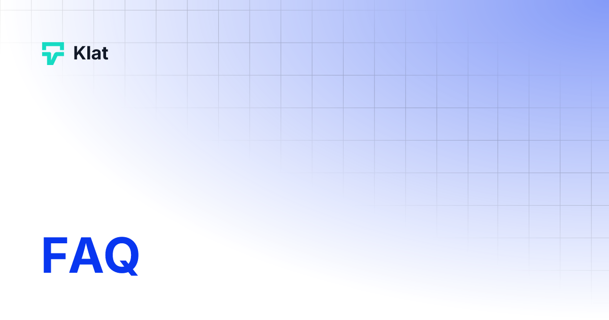 FAQ | Klat